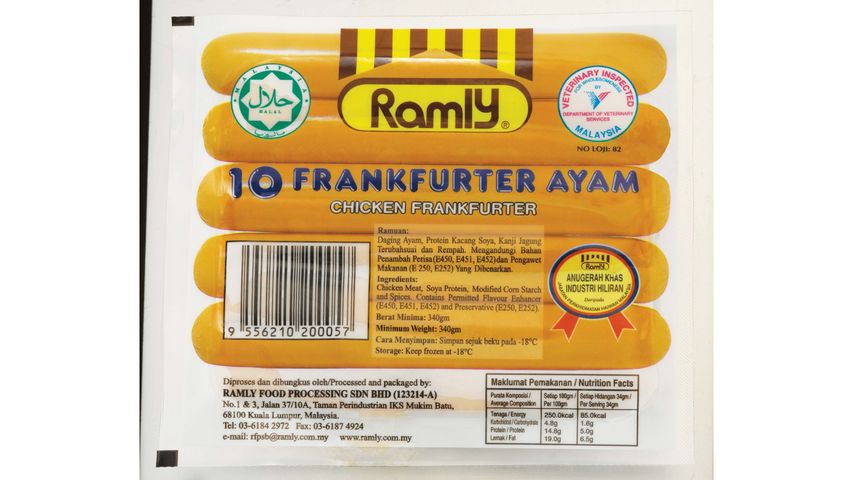 Ramly Frankfurter Ayam 340g delivery near you | foodpanda Malaysia