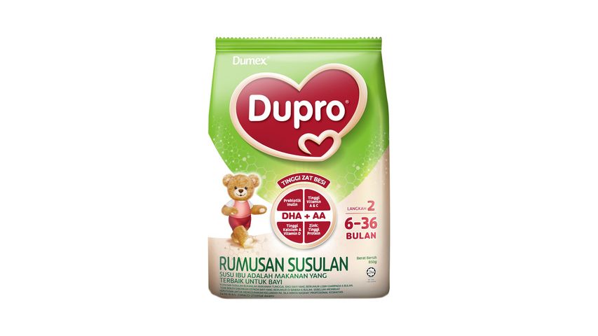 Dumex Dupro 2 Follow-up Formula 850g delivery near you | foodpanda Malaysia