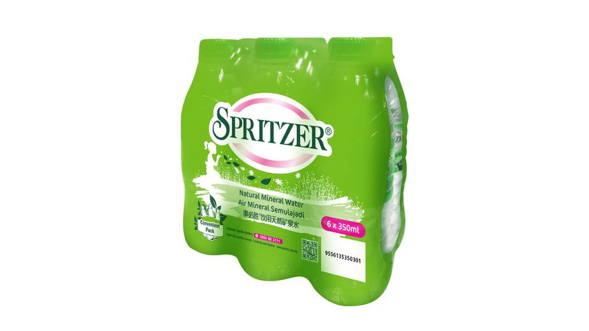 Spritzer Mineral Water 6pcs x 350ml delivery near you | foodpanda Malaysia