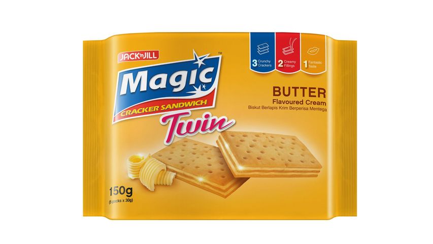 Jack'n Jill Magic Twin Butter 5pcs x 30g delivery near you | foodpanda ...