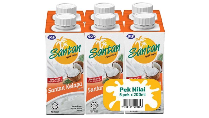 S&P Instant Coconut Milk (Original) 6pcs x 200ml delivery near you ...