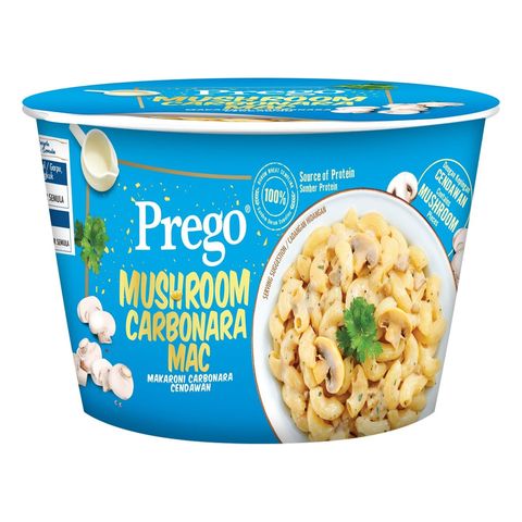 Prego Mushroom Carbonara Mac Instant Pasta 71g delivery near you ...