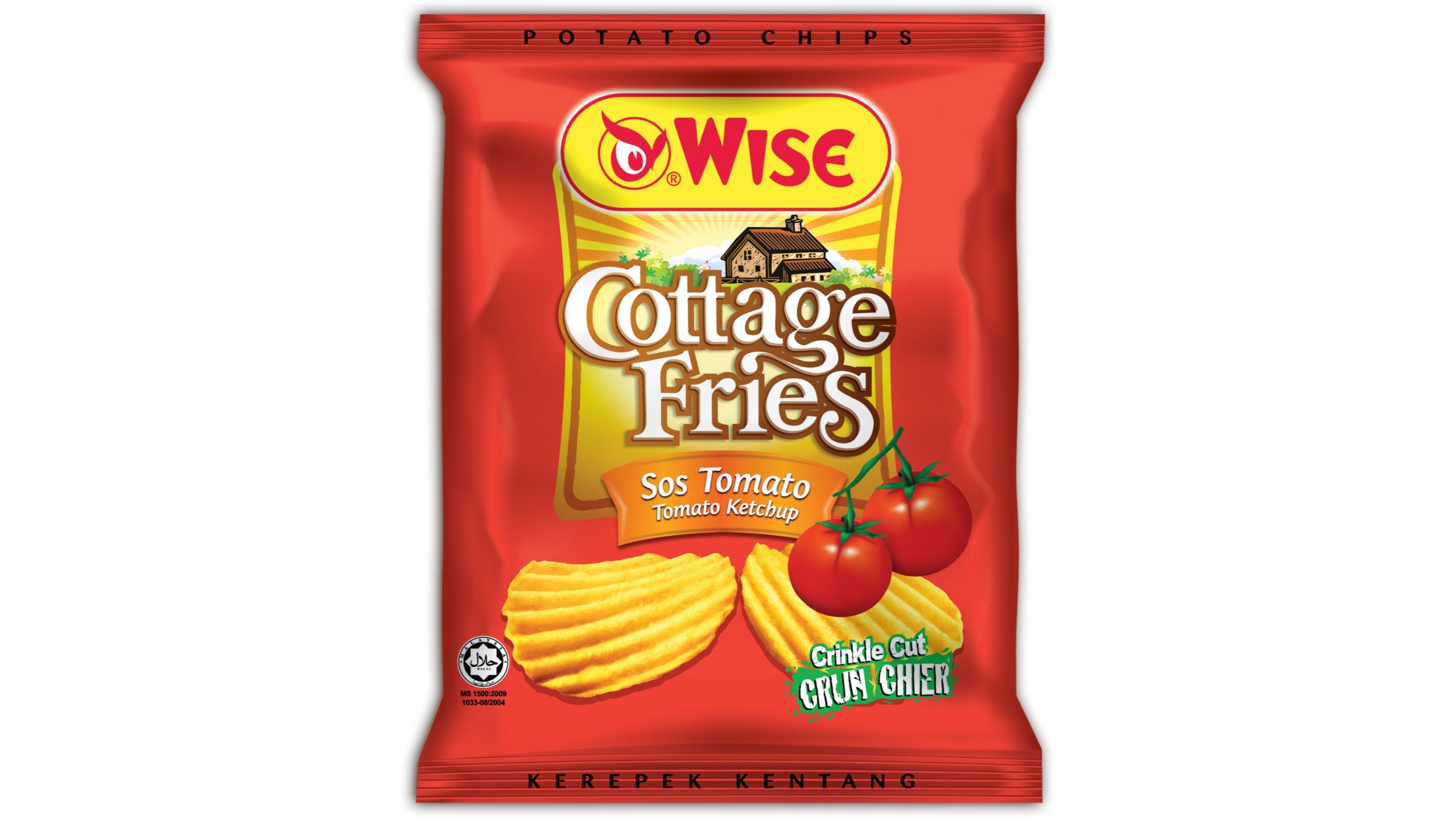 Wise Cottage Fries Tomato Ketchup Potato Chips 60g delivery near you ...