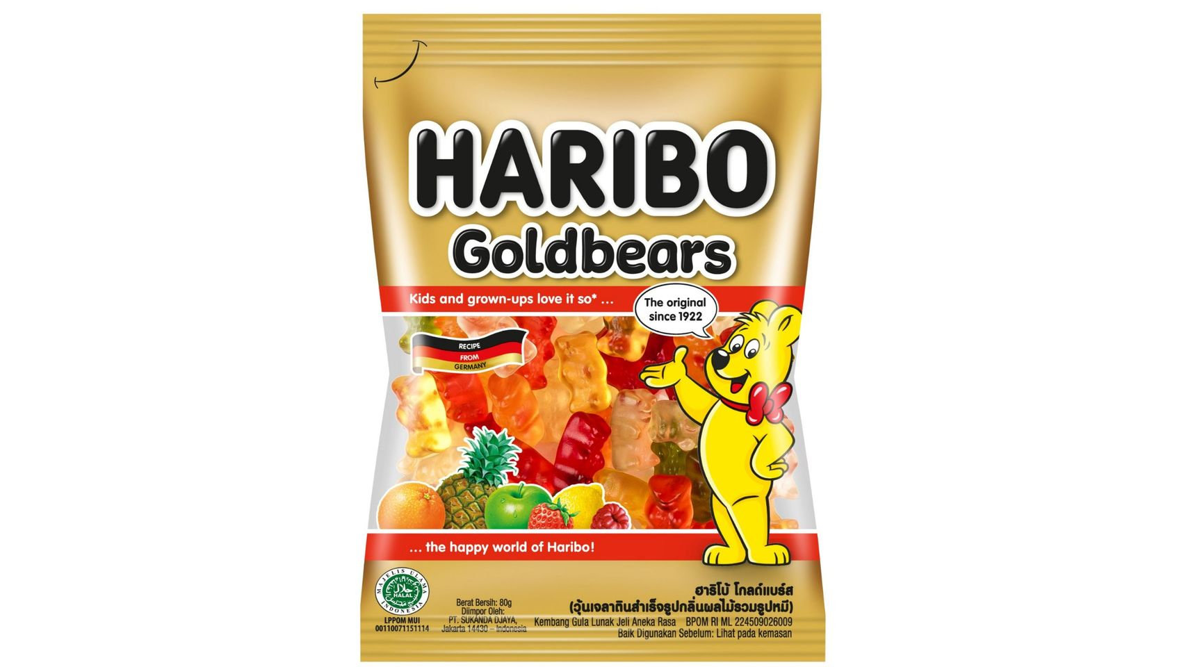 Haribo Gold Bears Gummies 80g delivery near you | foodpanda Malaysia