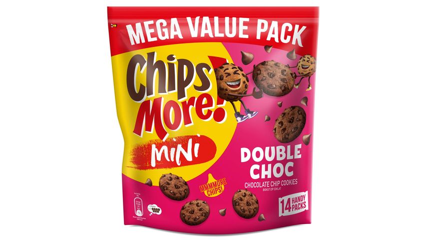 Chipsmore Mini Double Choc Cookie Mega Value Pack 14pcs x 28g delivery ...