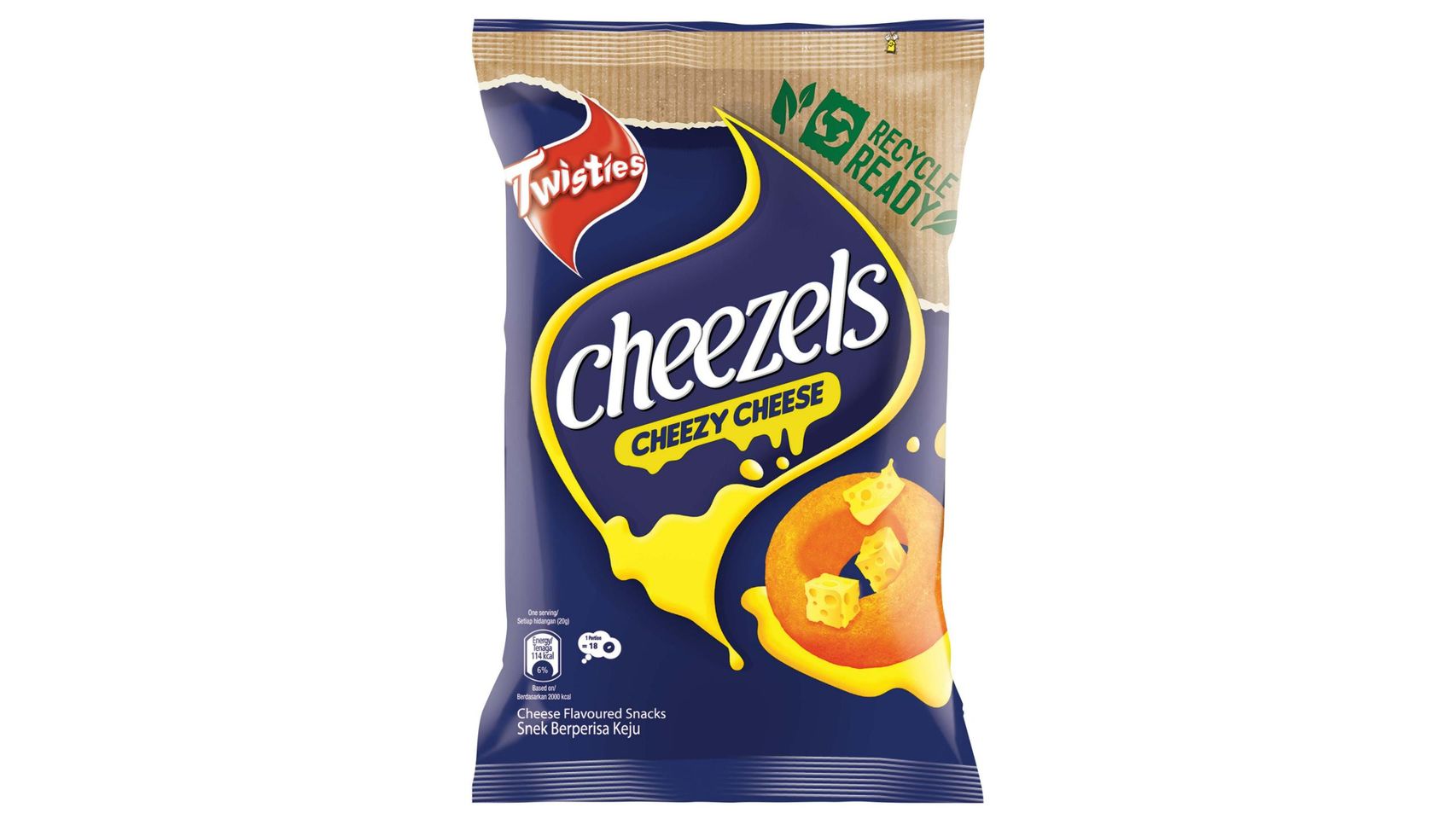 Twisties Cheezels Original Corn Snacks Big Pack 140g delivery near you ...