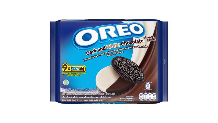 Oreo Chocolate Sandwich Cookies with Dark and White Chocolate Flavored ...
