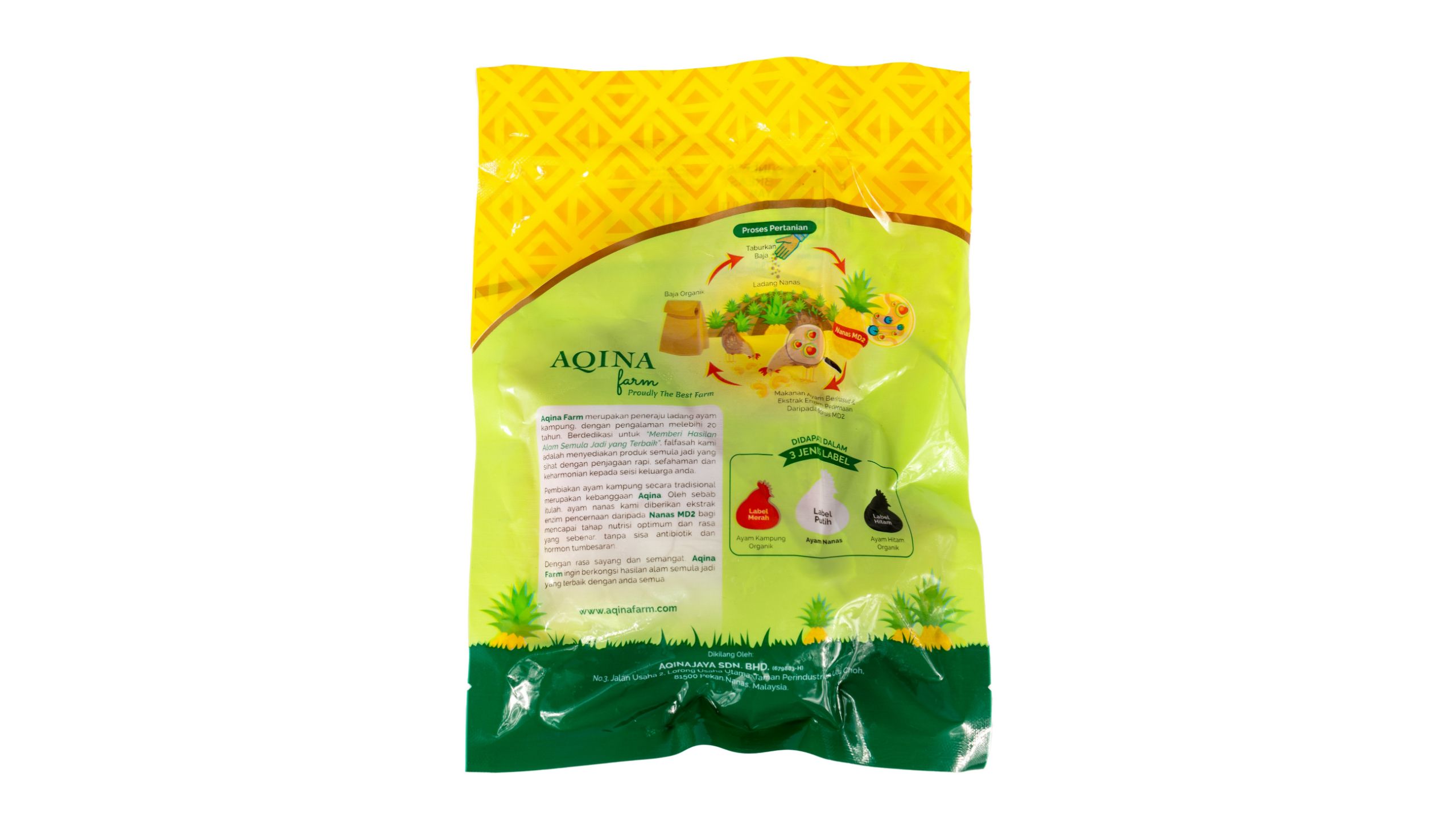 Aqina Farm Pineapple Chicken Skinless Boneless Breast (2pcs) Frozen ...