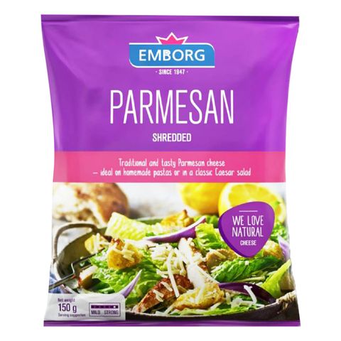 Emborg Shredded Parmesan Cheese 150g delivery near you | foodpanda Malaysia