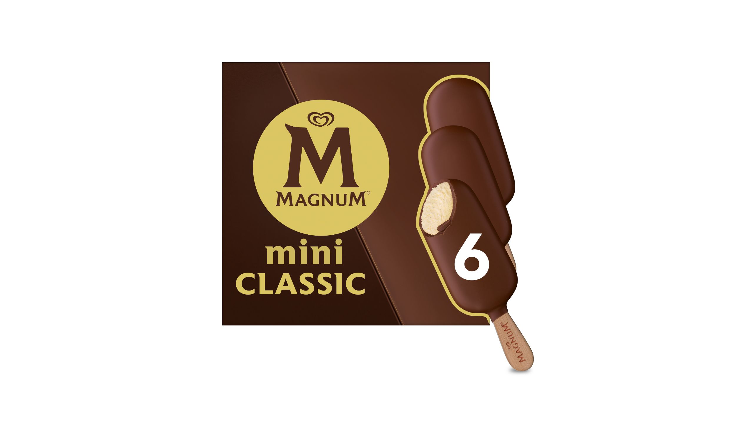 Magnum Mini Classic Stick Ice Cream Multipacks 6 Pieces X 45ml Delivery Near You Foodpanda