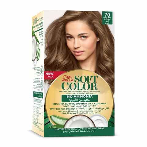 Buy Wella Soft Color Natural Hair Color - 7/0 Natural Blonde Online in ...