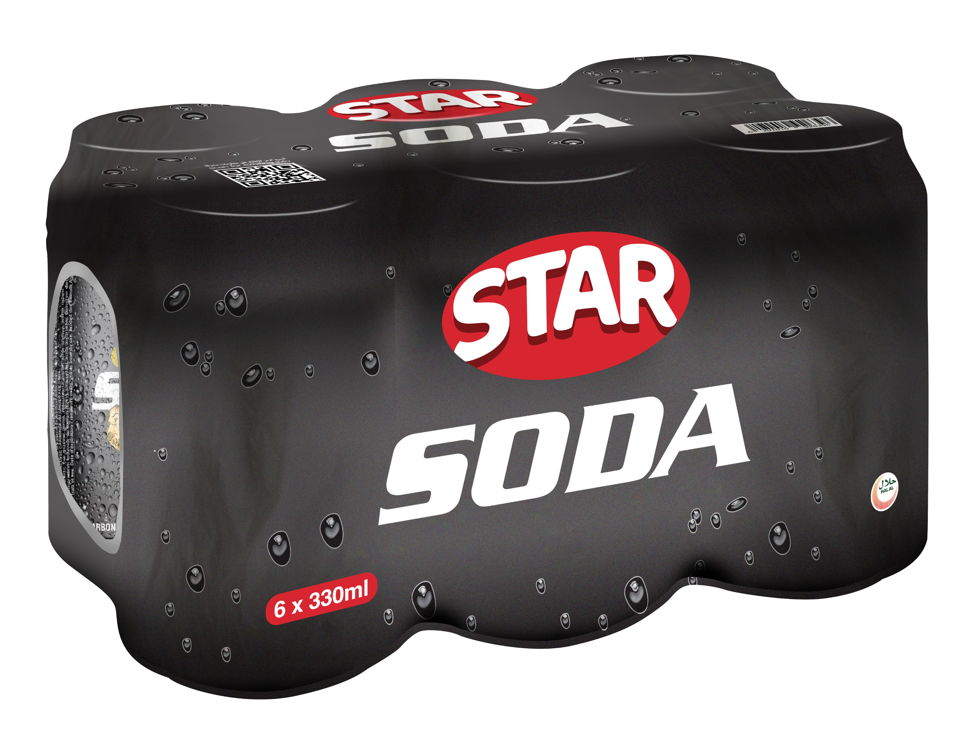 Buy Star Soda Carbonated Soft Drink Can 330 ml x 6 Online in UAE ...