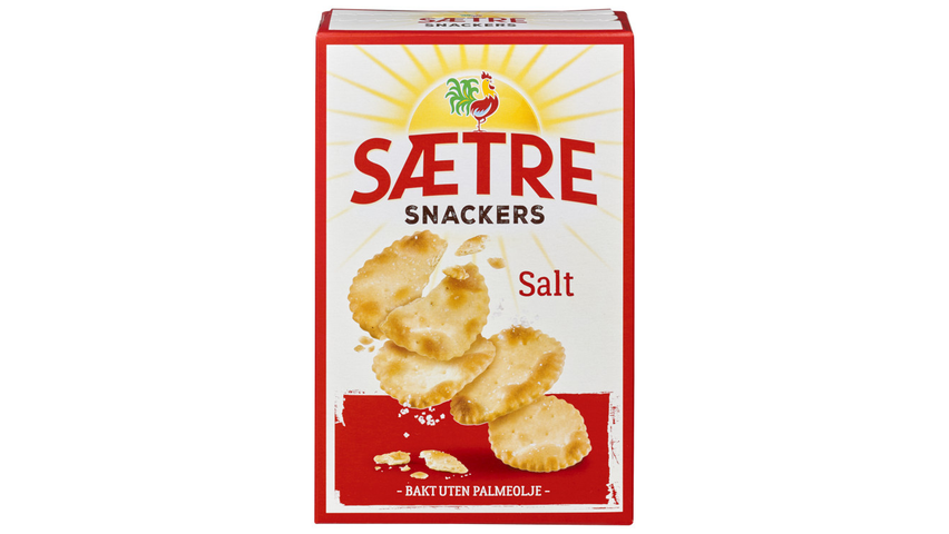 Sætre Snackers Salt | 120g - foodora.no