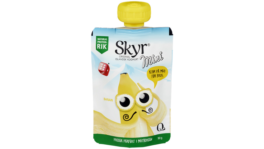 Skyr Mini Banan Pose | 90g - foodora.no