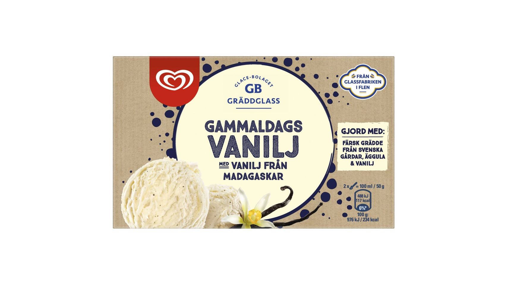 Gb Glass Gammeldags Vanilj 500ml Köp Online