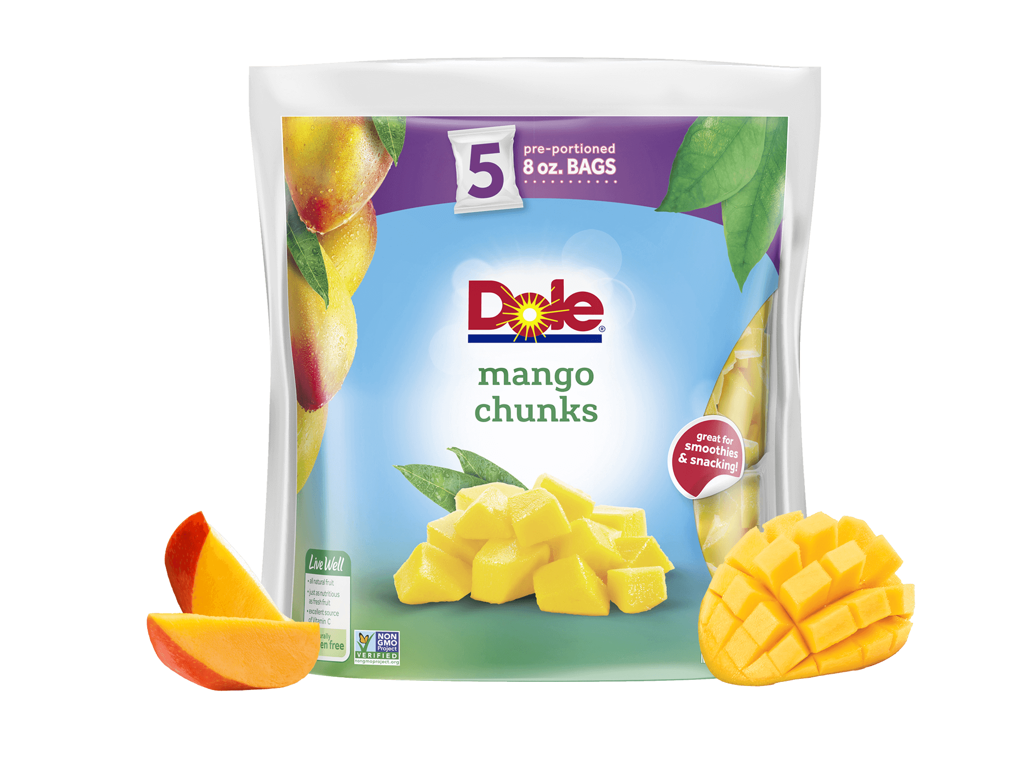 Buy Dole Frozen Mango Chunks, 400g Online in UAE | Talabat UAE