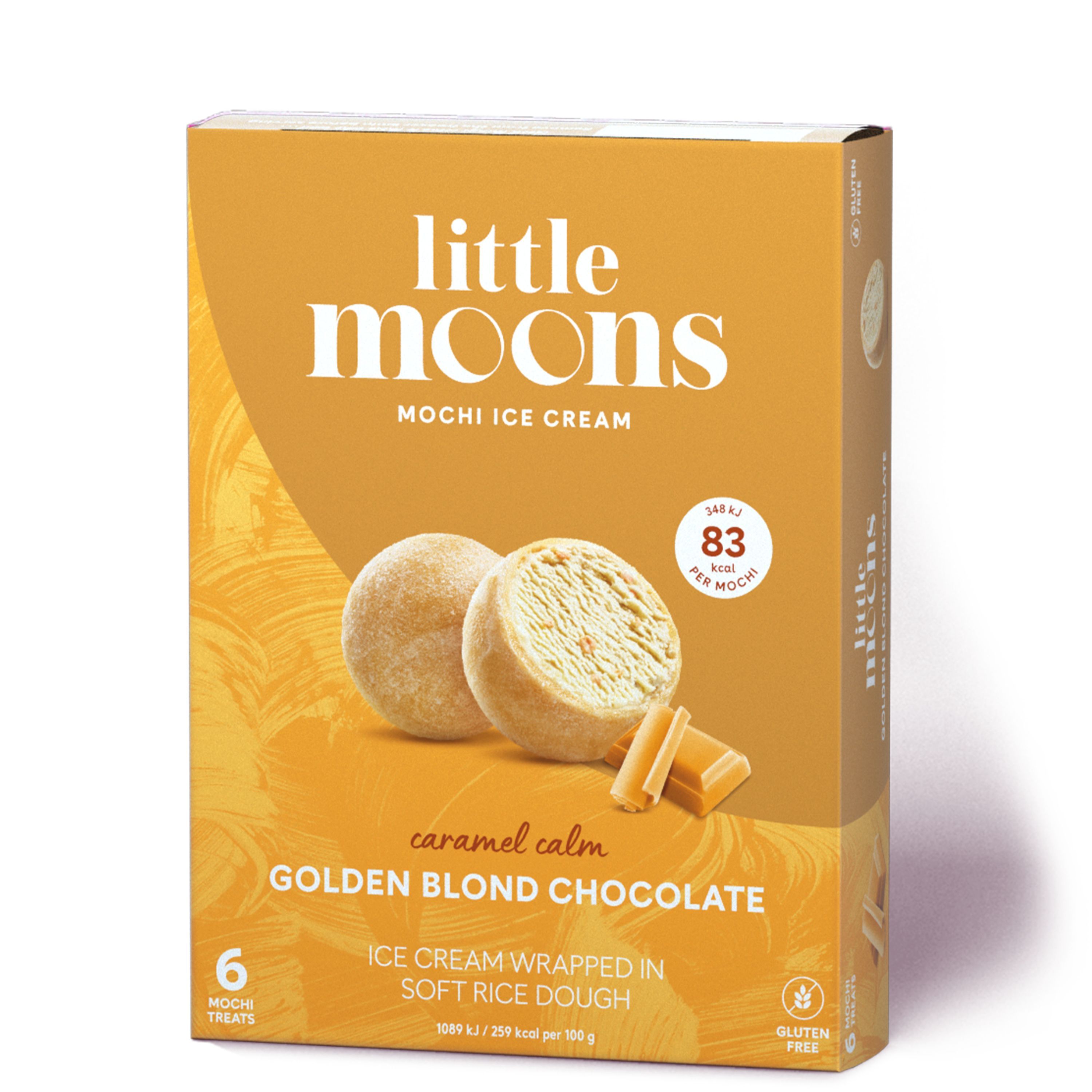 Buy Little Moons Gluten Free Golden Blond Chocolate Mochi Ice Cream ...