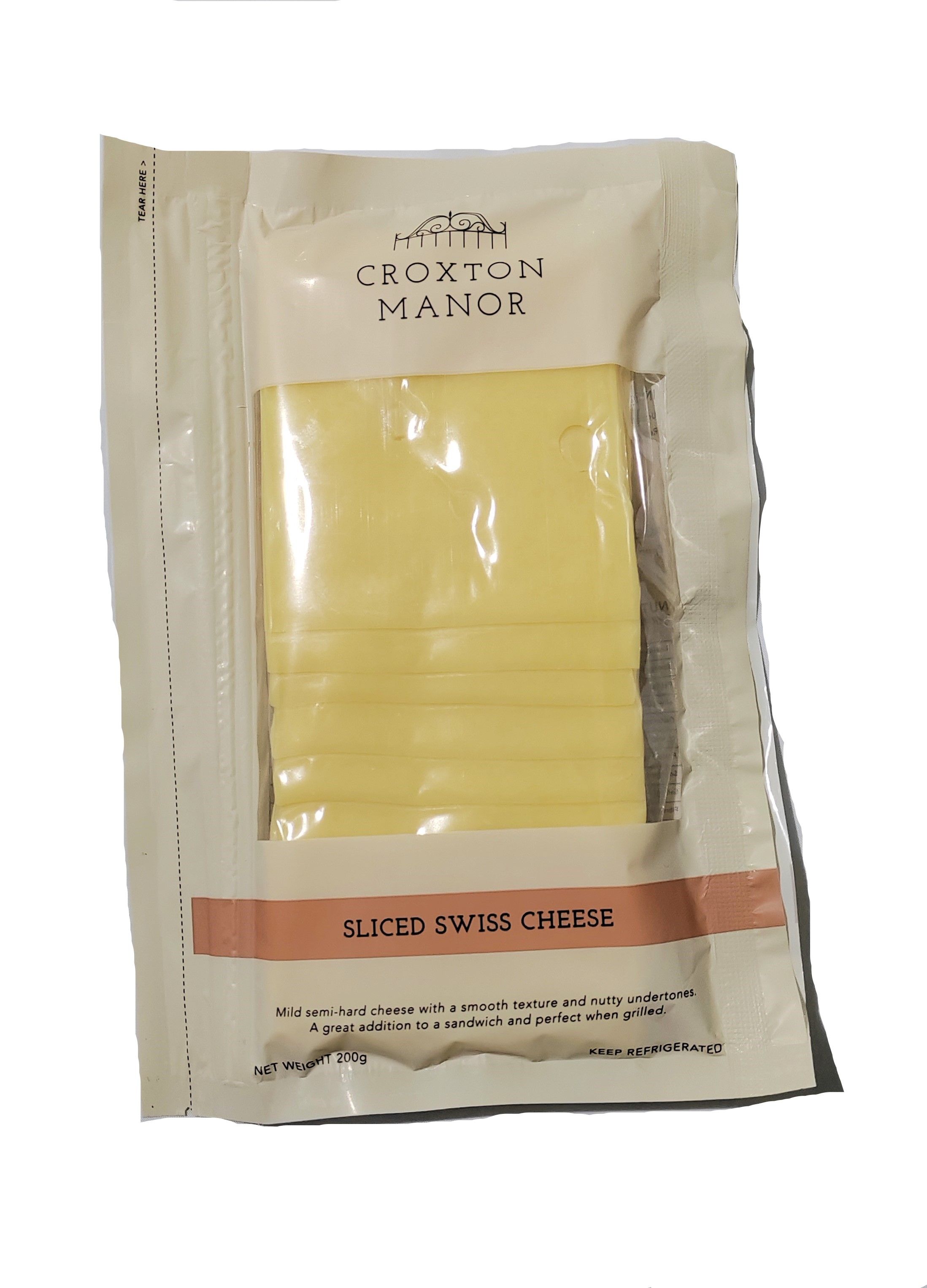 Buy Croxton Manor Swiss Cheese Slices, 10x20g Online in UAE | Talabat UAE