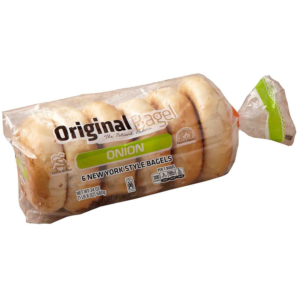 Buy Original Bagel Frozen New York Style Onion Bagel, 680g Online in ...