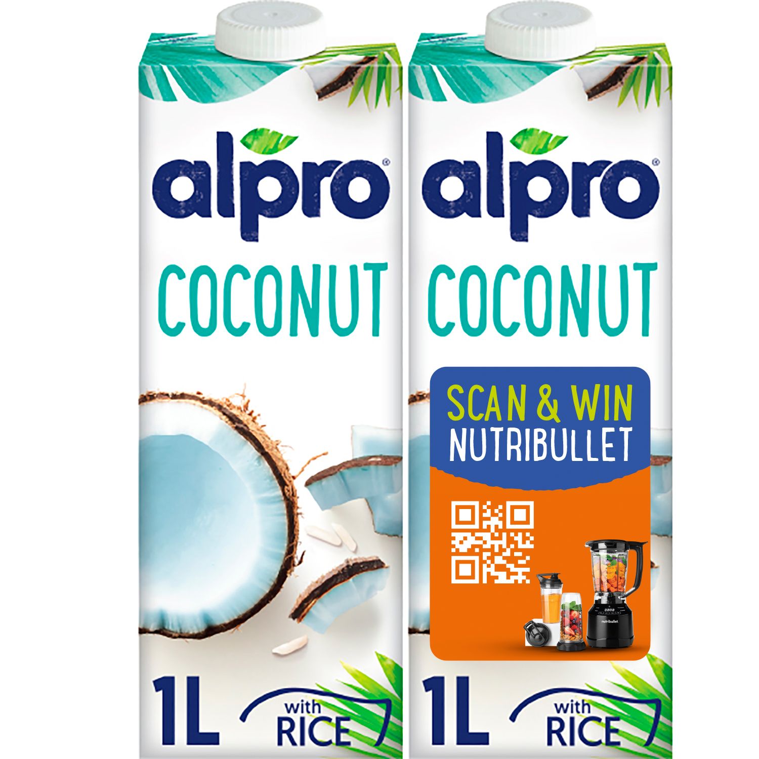 Buy Alpro Coconut with Rice Drink, 2x1L Online in UAE | Talabat UAE