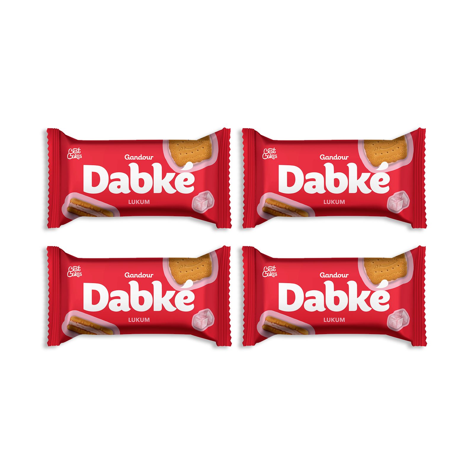 Buy Gandour Dabke Lukum Biscuit 28.7 g x 4 Online in UAE | Talabat UAE