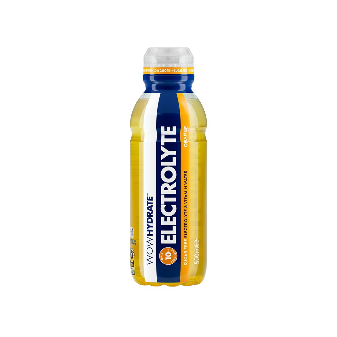 Buy WOW Hydrate Electrolyte Sugar Free Orange Electrolyte & Vitamin ...