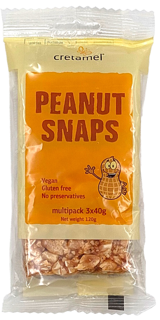 Buy Cretamel Gluten Free Vegan Peanut Snaps, 120g Online in UAE ...