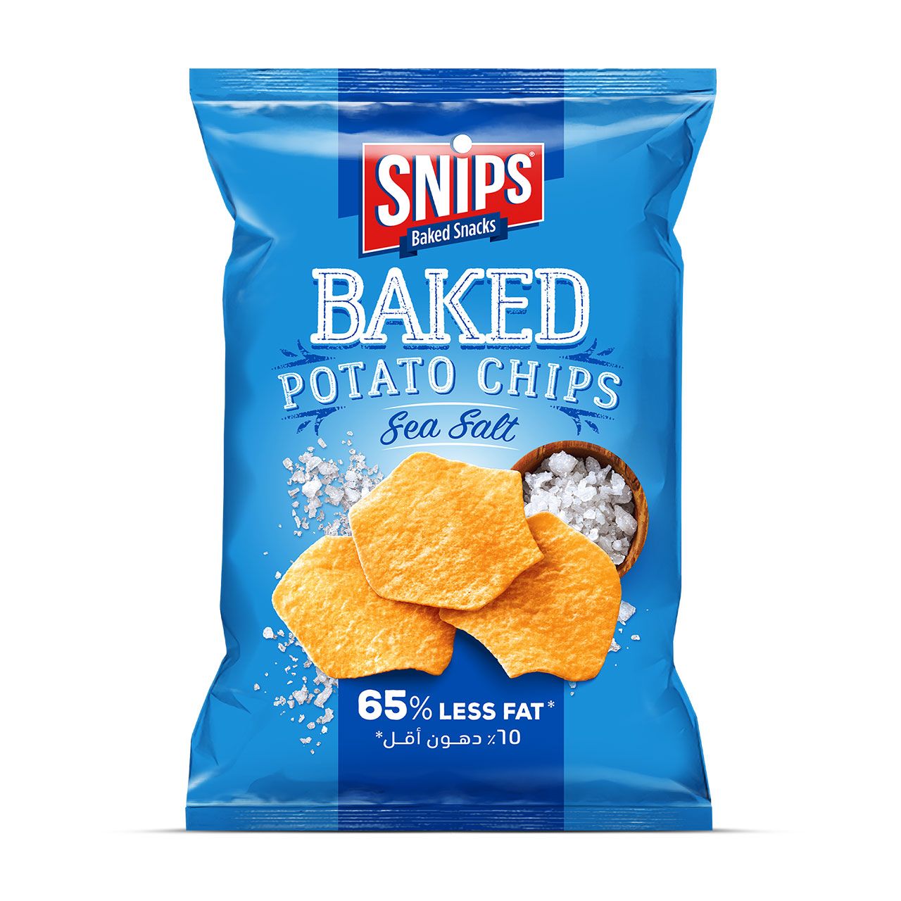 Buy Snips Sea Salt Baked Potato Chips, 150g Online in UAE | Talabat UAE