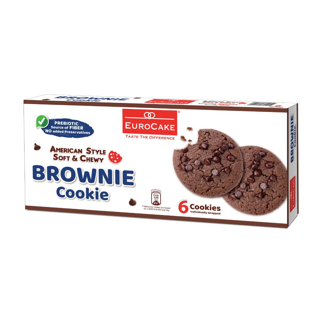 Buy Eurocake Soft & Chewy Brownie Cookie, 6x28g Online in UAE | Talabat UAE
