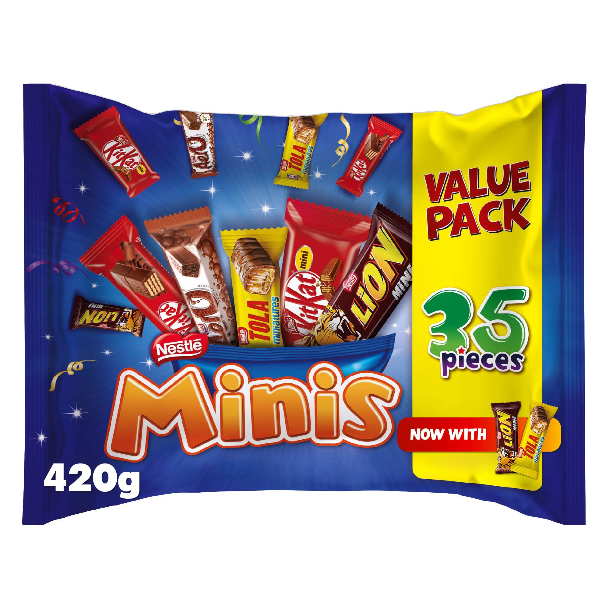 Buy Nestle Minis Assorted Chocolate Bag Value Pack, 420g Online in Bahrain | Talabat Bahrain