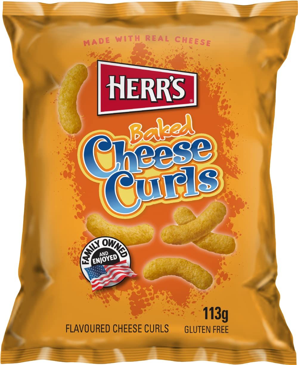 Buy Herr's Gluten Free Cheese Curls Chips, 113g Online in UAE | Talabat UAE