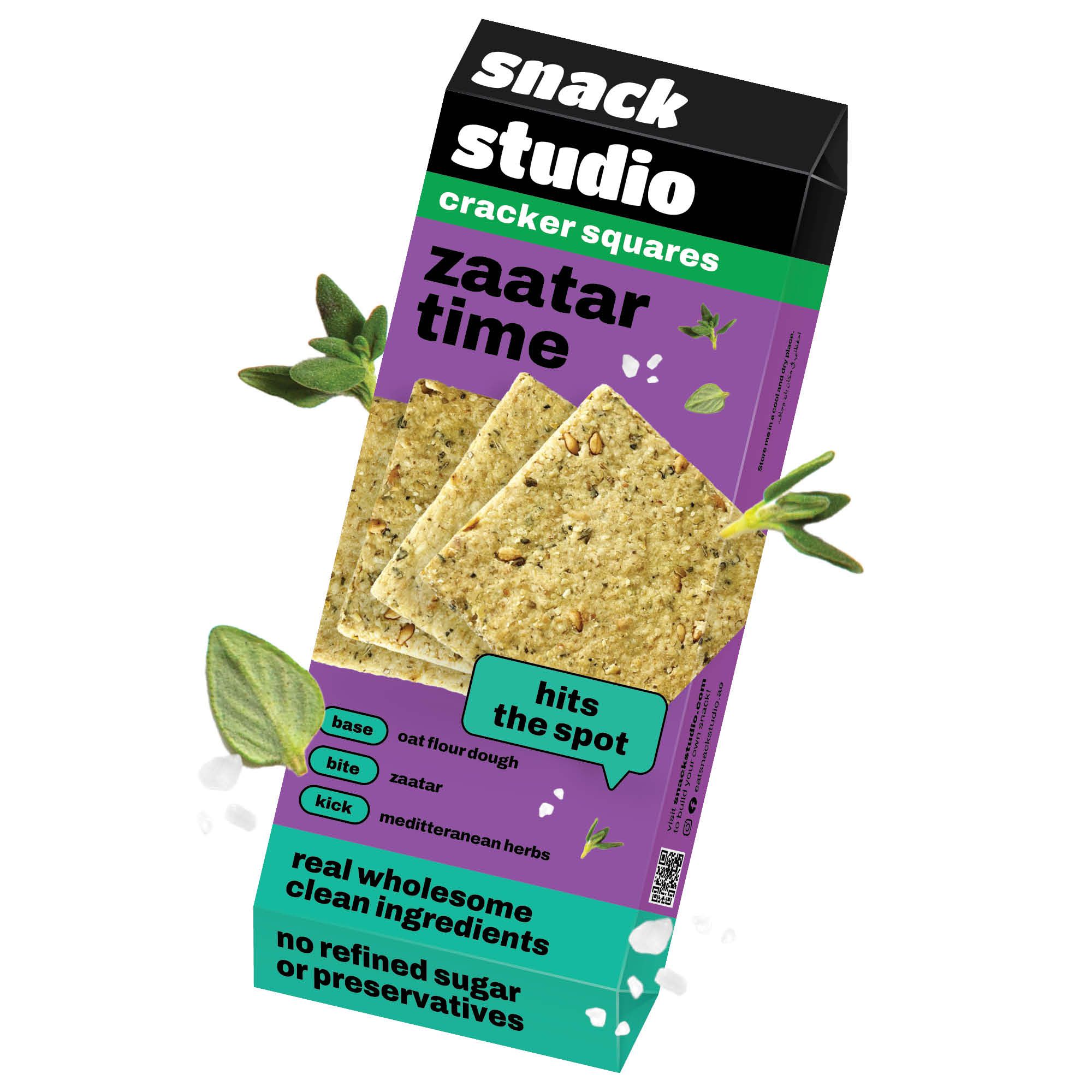 Buy Snack Studio Zaatar Time Zaatar, Sesame & Oregano Cracker Squares ...