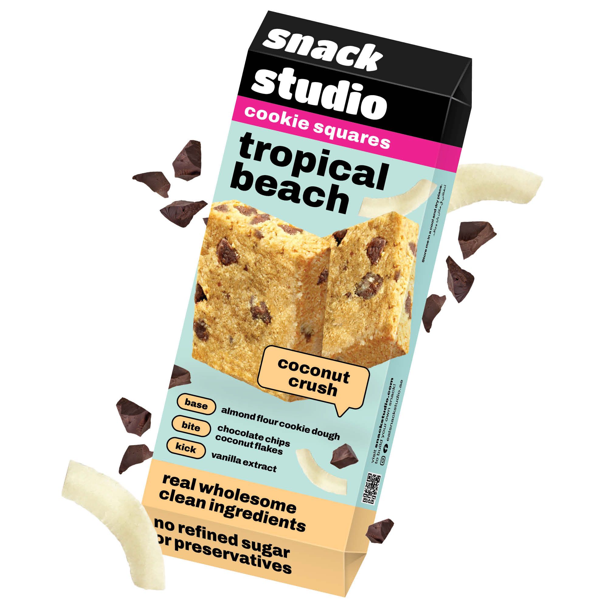 اشترِ Snack Studio Tropical Beach Choco Chip And Coconut Cookie Squares ...