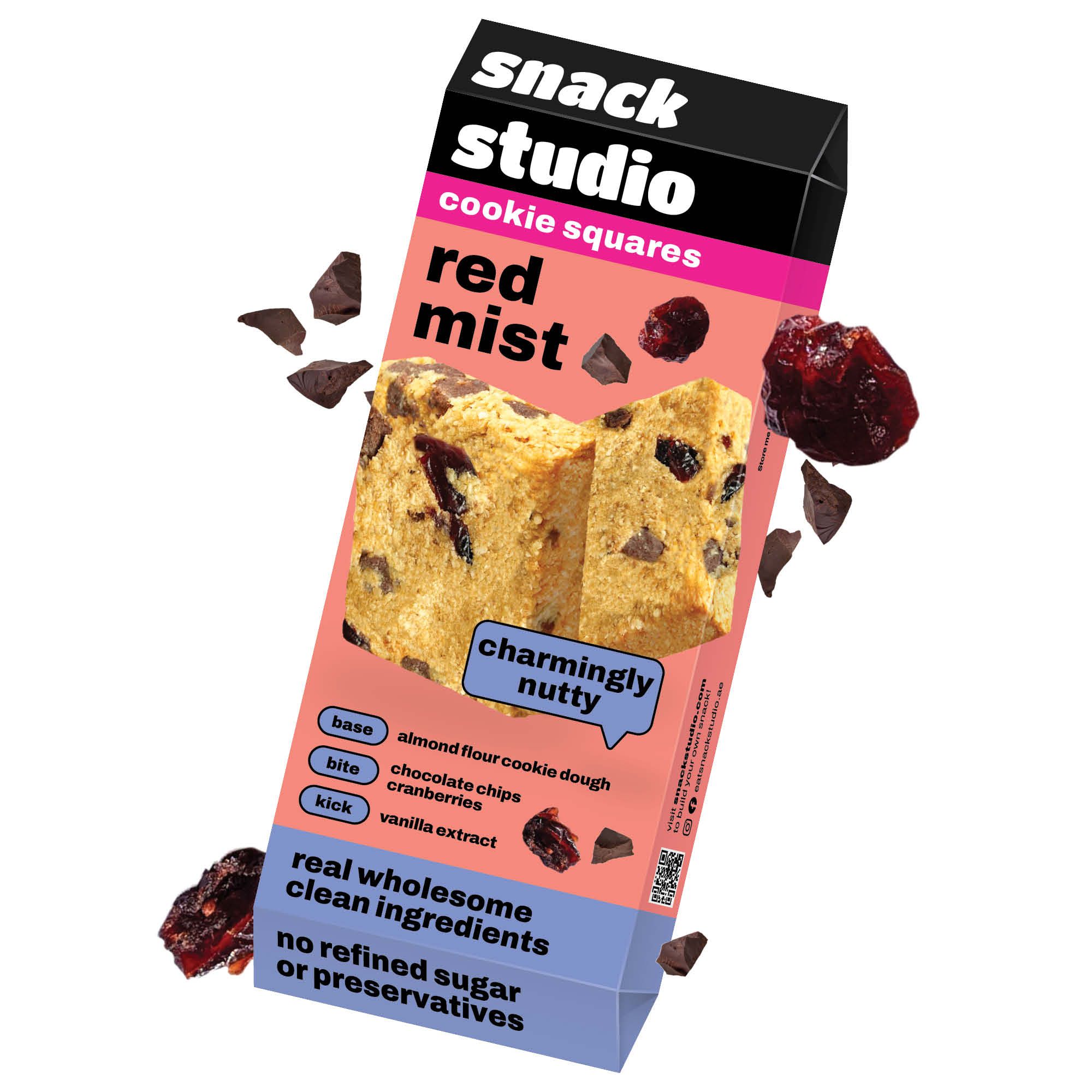 اشترِ Snack Studio Red Mist Choco Chip, And Cranberries Cookie Squares ...