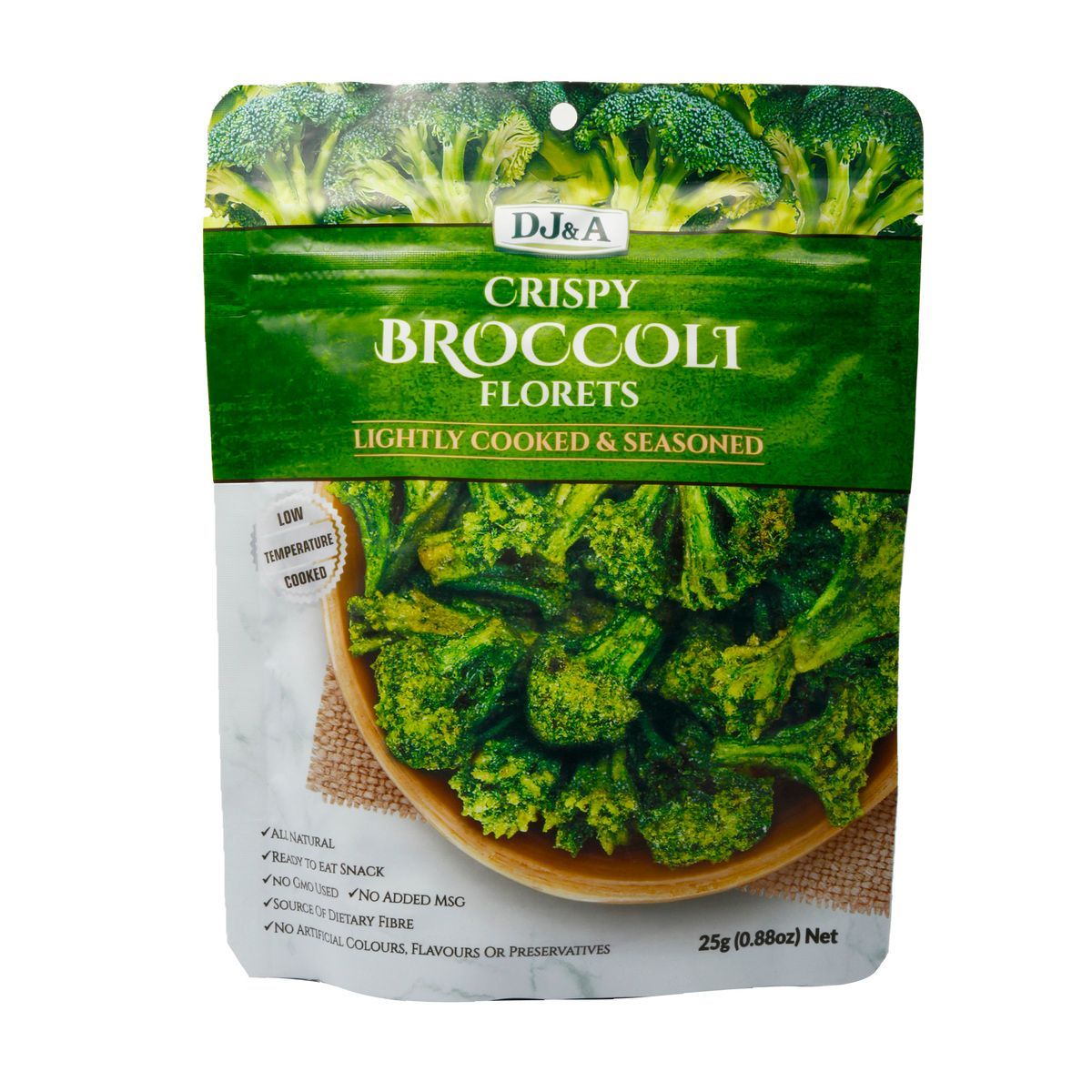 Buy DJ&A Crispy Broccoli Florets 25 g Online in UAE | Talabat UAE