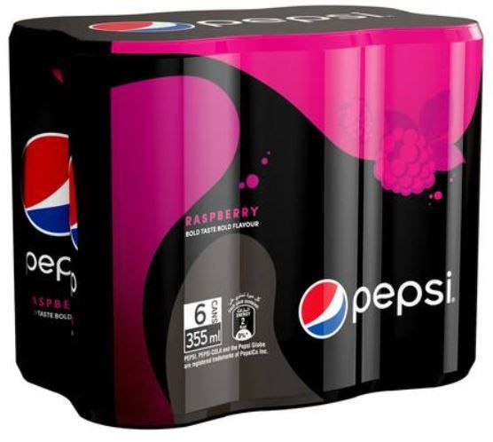 اشترِ Pepsi Black Raspberry Soft Drink 355 ml x 6 Pcs أونلاين في ...