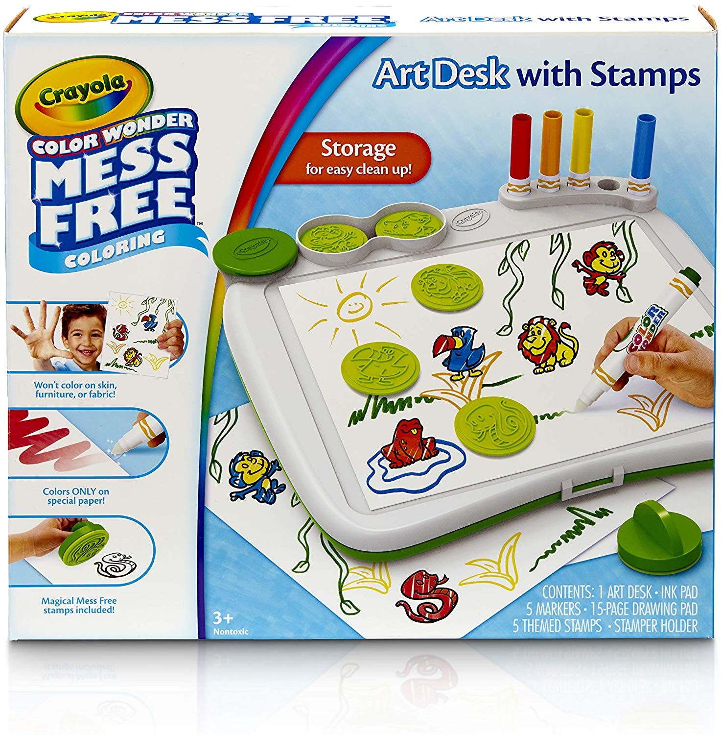 Buy Crayola Color Wonder Art Desk with Stamps Online in UAE | Talabat UAE