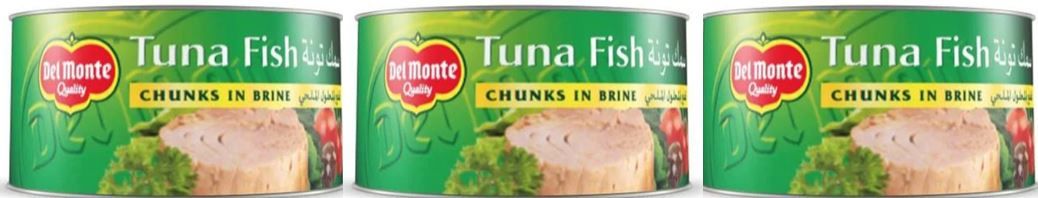 Buy *Del Monte Tuna Fish Chunk in Brine 185 g x 3 Pcs Online in UAE ...