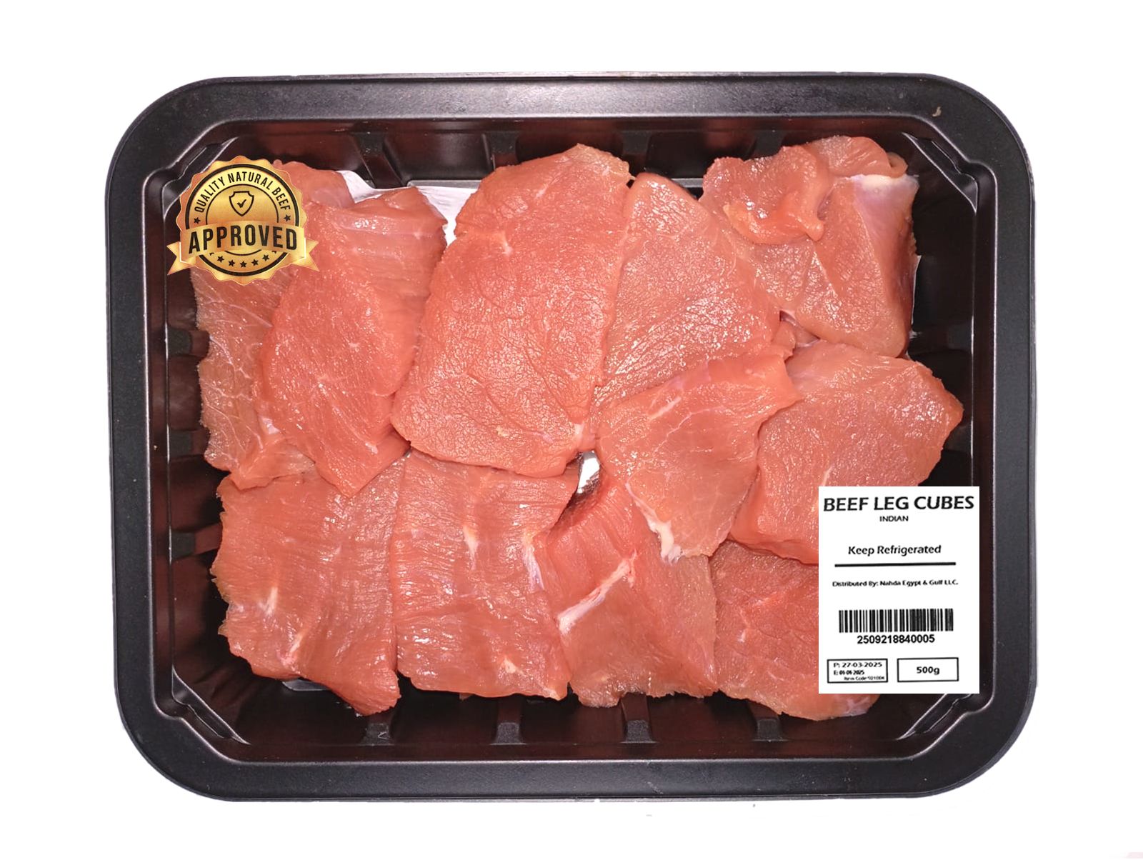 Buy Beef Leg Cubes Indian, 500g Online in UAE | Talabat UAE