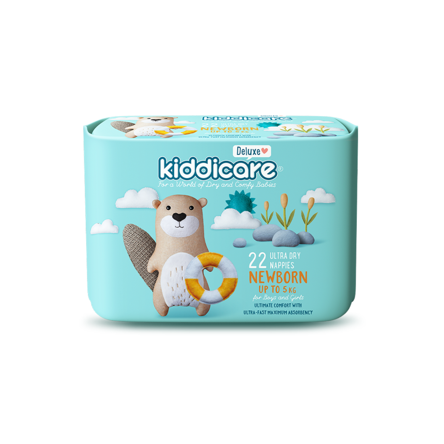 Buy Kiddicare Deluxe Nappy New Born Nappies, 22 Pieces Online in UAE ...
