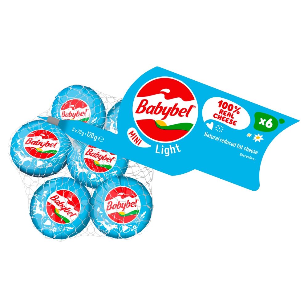 Buy Babybel Mini Light Cheese 120g Online in UAE | Talabat UAE