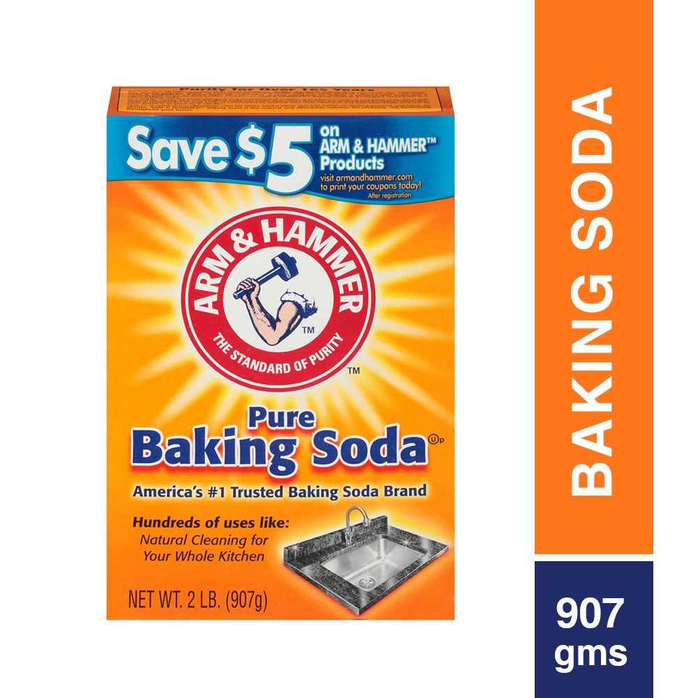 Buy Arm & Hammer Pure Baking Soda, 907g Online in UAE | Talabat UAE