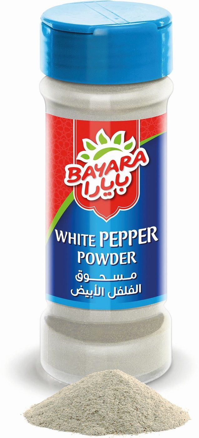 Buy Bayara White Pepper Powder 100ml Online in UAE | Talabat UAE