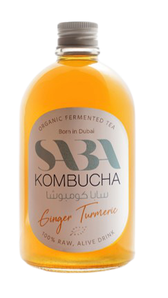 Buy Saba Kombucha Fermented Ginger & Turmeric Tea 275 ml Online in UAE ...