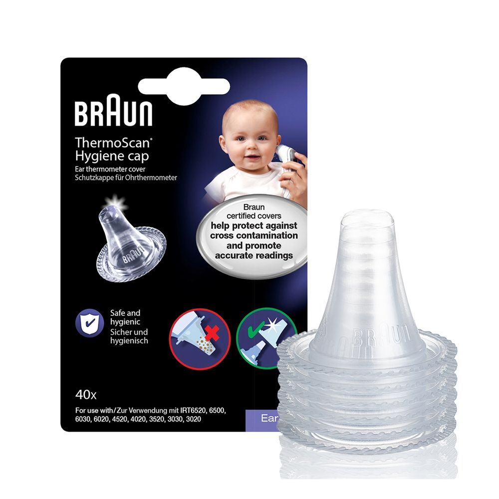 Buy Braun ThermoScan Hygiene Cap LF 40, Ear Thermometer Cap Disposable ...