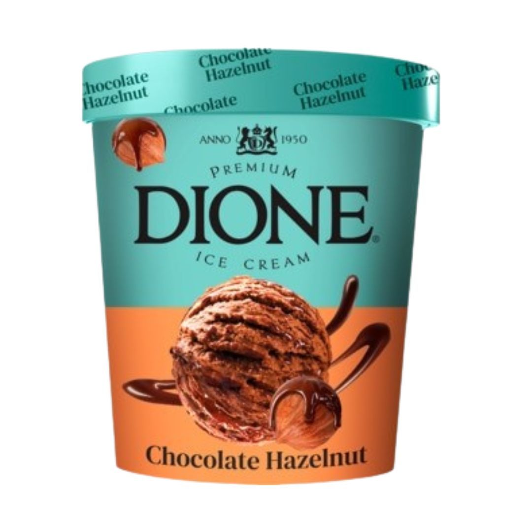 Buy Dione Chocolate Hazelnut Ice Cream, 475ml Online in UAE | Talabat UAE