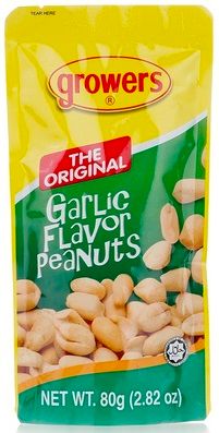 Buy Growers Less Grease Garlic Flavoured Peanuts, 80g Online in Bahrain ...
