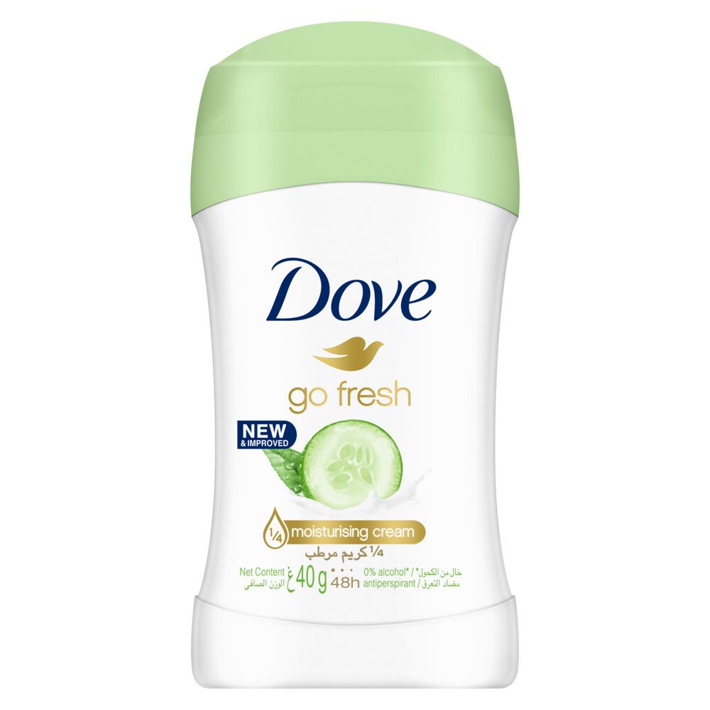 Buy Dove Fresh Cucumber Antiperspirant Stick 40 g Online in UAE ...