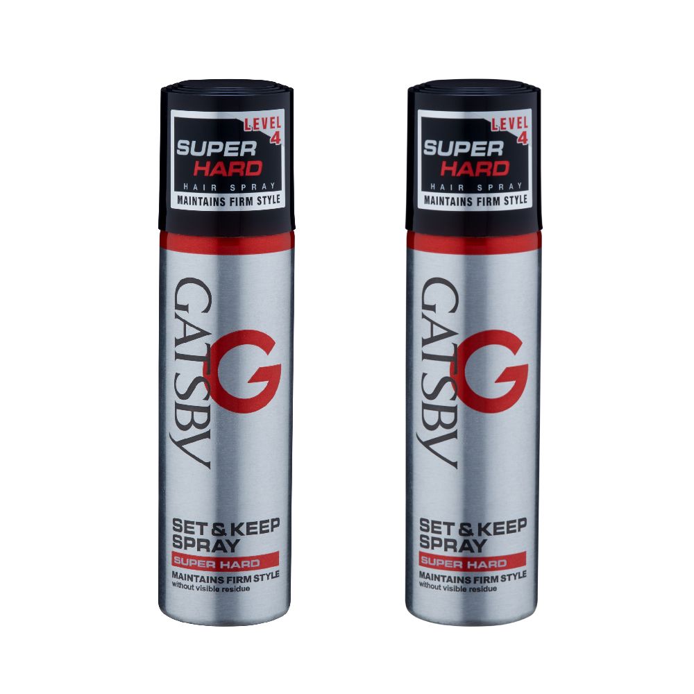 Buy Gatsby Set & Keep Hair Spray 250ml x 2 pcs Online in UAE | Talabat UAE