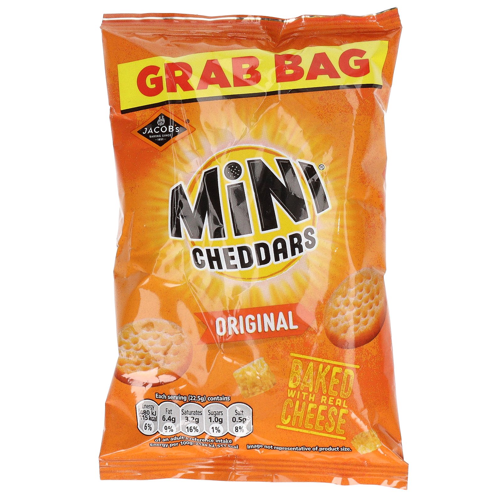 Buy Jacob's Original Mini Cheddars Cheese Snack, 45g Online in UAE ...